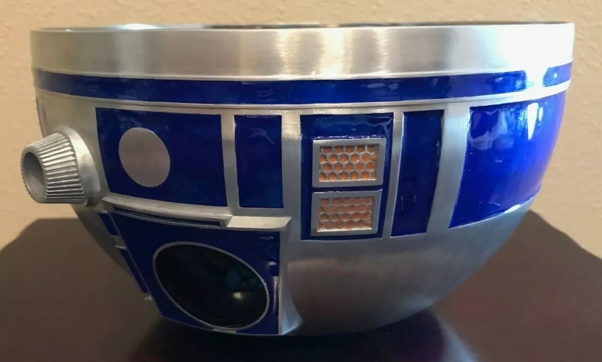 Star Wars Galaxy’s Edge Batuu Droid Depot R2D2 R2-D2 METAL Mixing Bowl ...