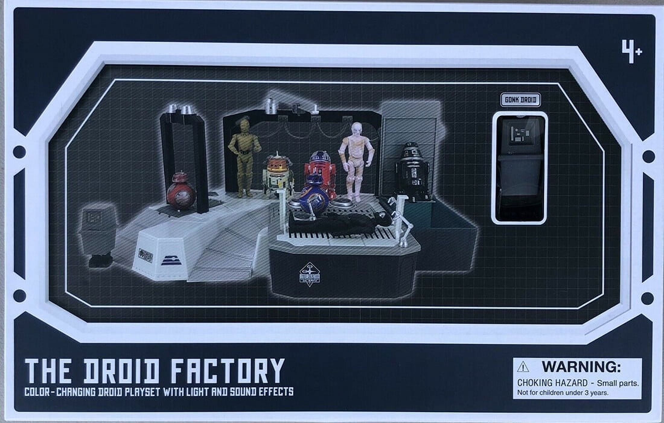 Star Wars Galaxy's Edge Color Changing Droid Factory Playset with Gonk ...