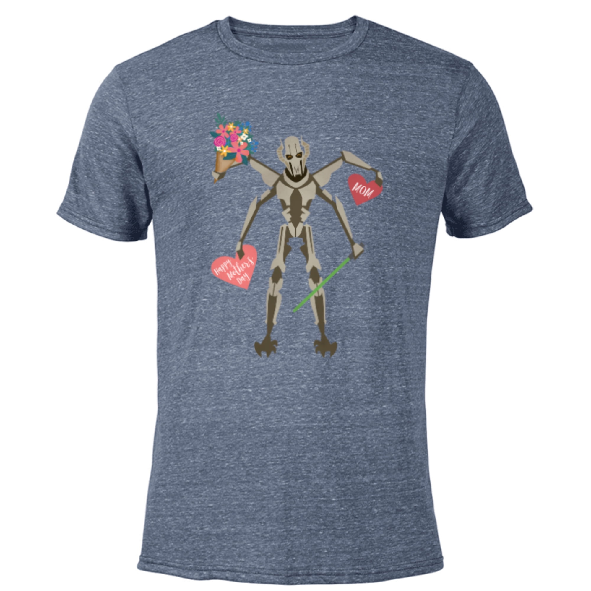 Star Wars General Grievous Mother's Day - Short Sleeve Blended T-Shirt ...