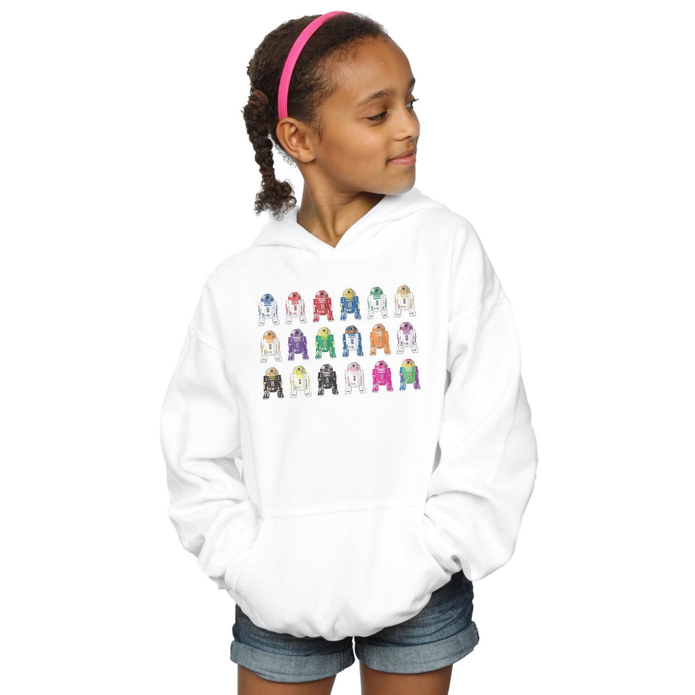 Star Wars Girls R2 Units Hoodie - Walmart.com