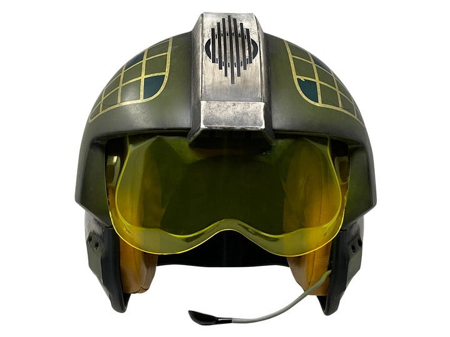 Star Wars Gold Leader Rebel Pilot Helmet 1:1 Scale Wearable Helmet ...