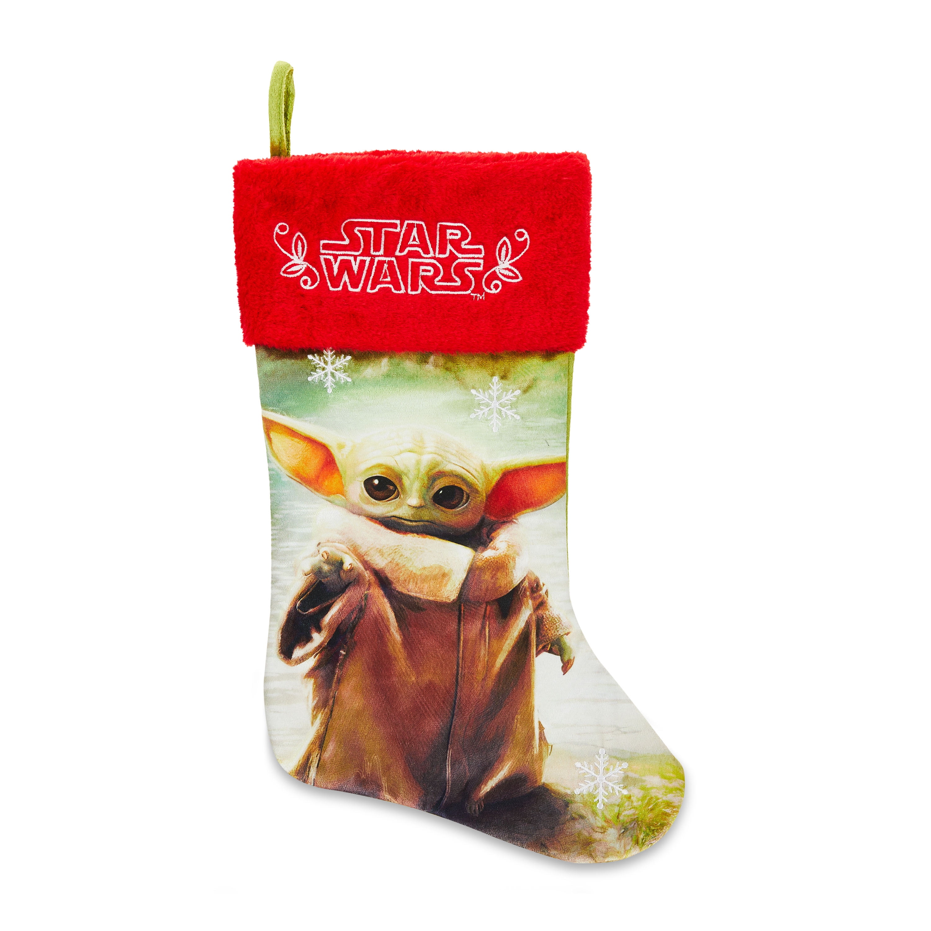 Star Wars, Grogu 20 inch Velour Christmas Stocking, Polyester - Walmart.com