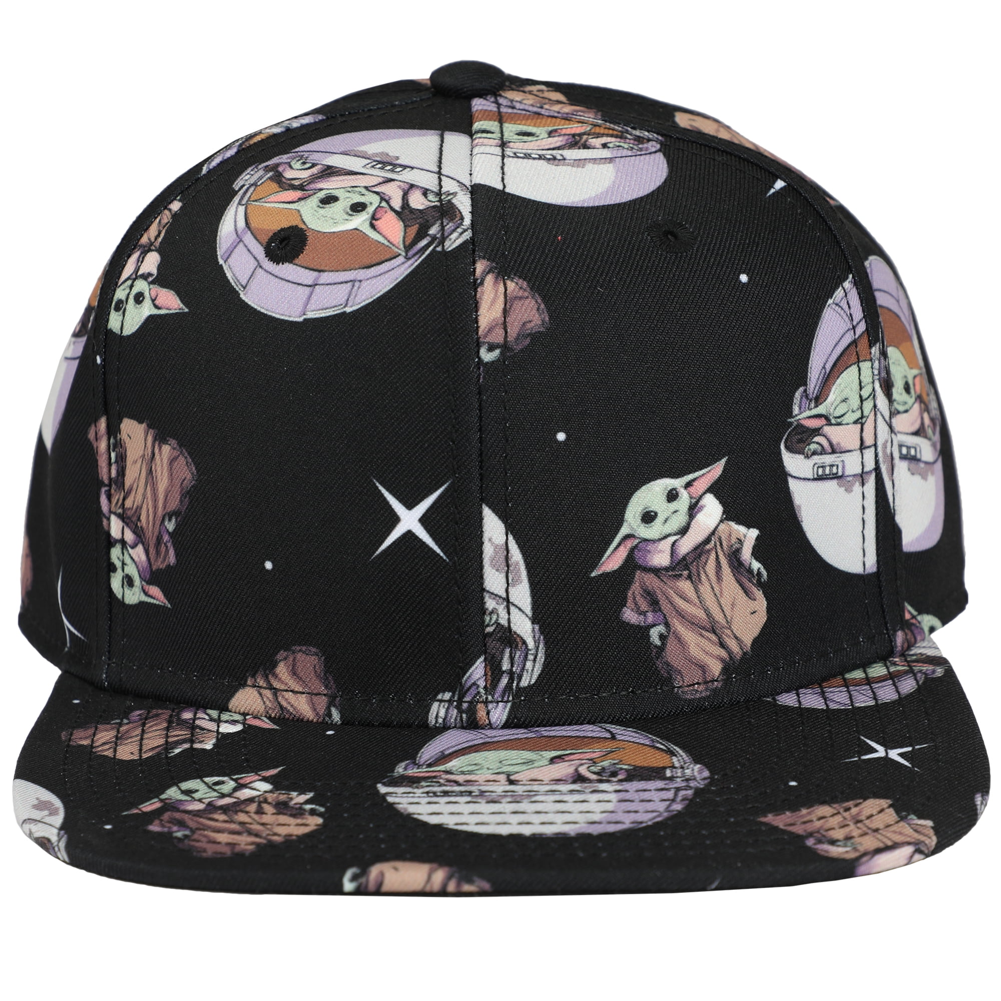Star Wars Grogu All Over Print Snapback Hat - Walmart.com