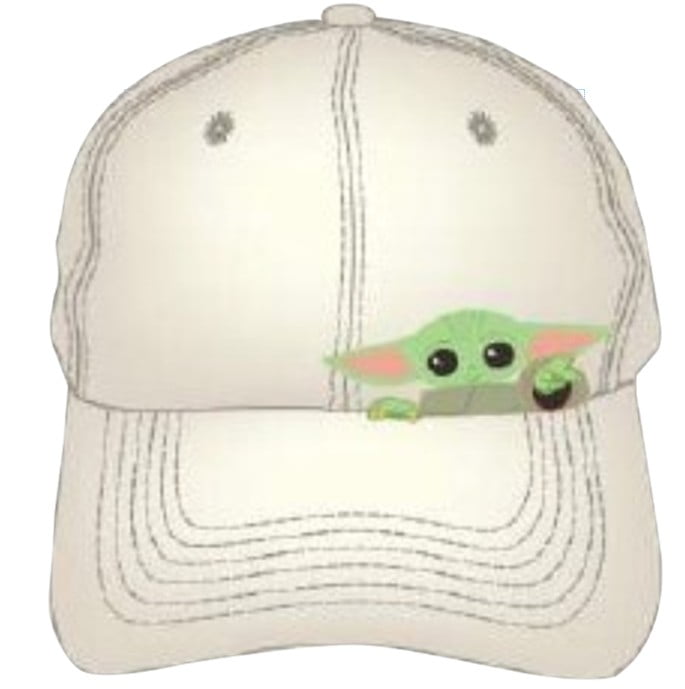 Star Wars Grogu Dad Hat, The Mandalorian Adjustable Baseball Cap, Khaki ...