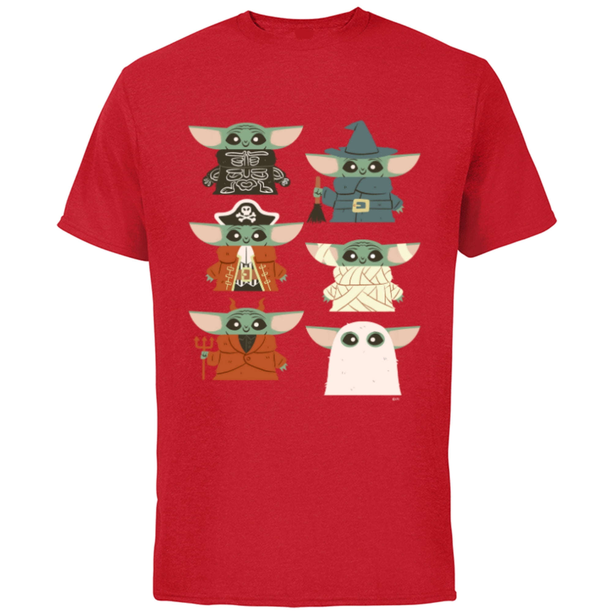 Star Wars Grogu Halloween Costumes - Short Sleeve Cotton T-Shirt for ...
