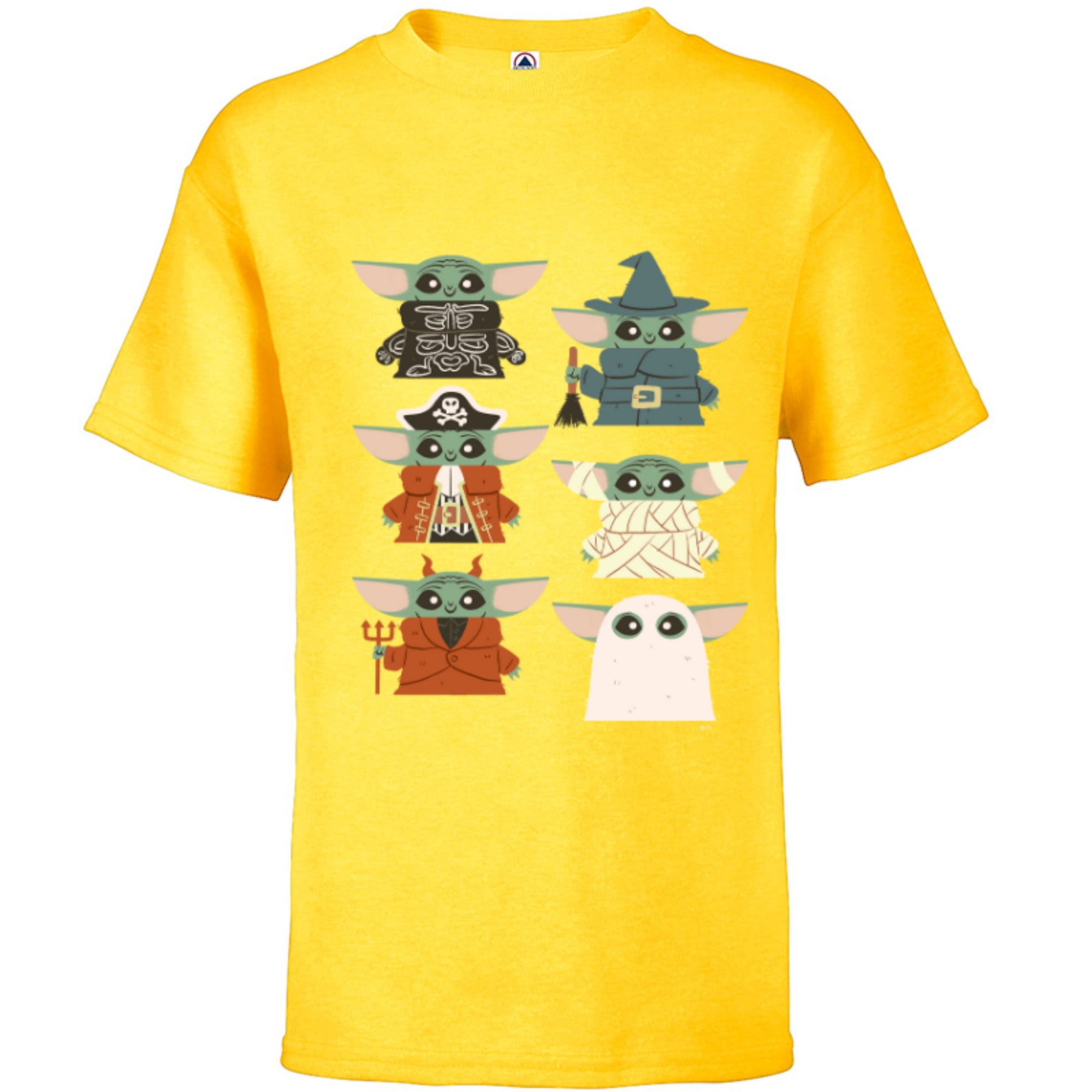 Star Wars Grogu Halloween Costumes - Short Sleeve T-Shirt for Kids ...