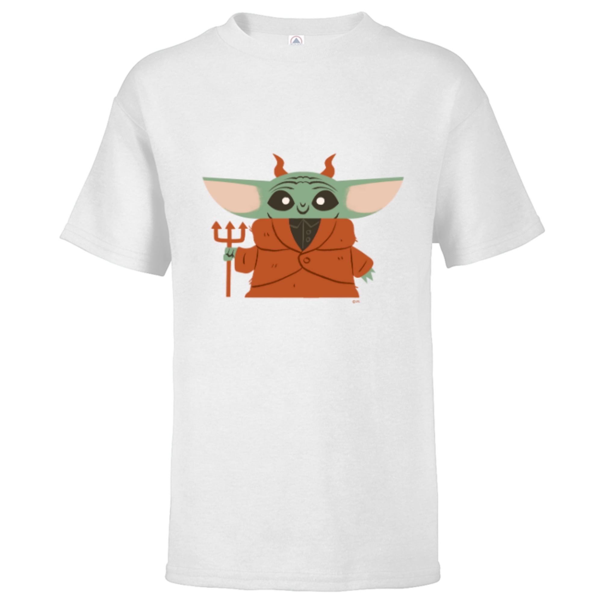 Star Wars Grogu Halloween Little Devil Costume - Short Sleeve T-Shirt ...