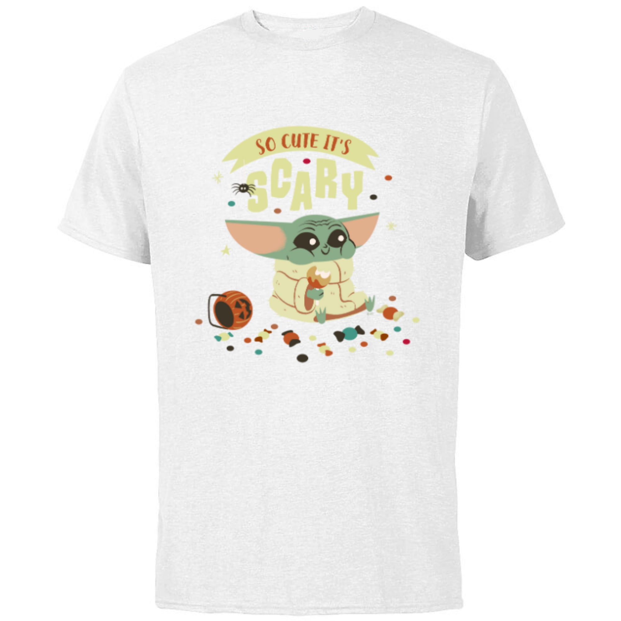Star Wars Grogu Halloween So Cute It’s Scary - Short Sleeve Cotton T ...