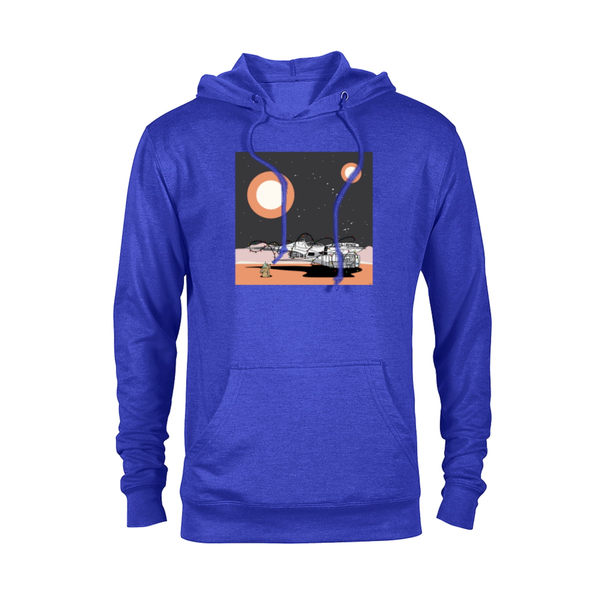 Star Wars Grogu Holiday Christmas Lights N-1 Starfighter - Pullover ...