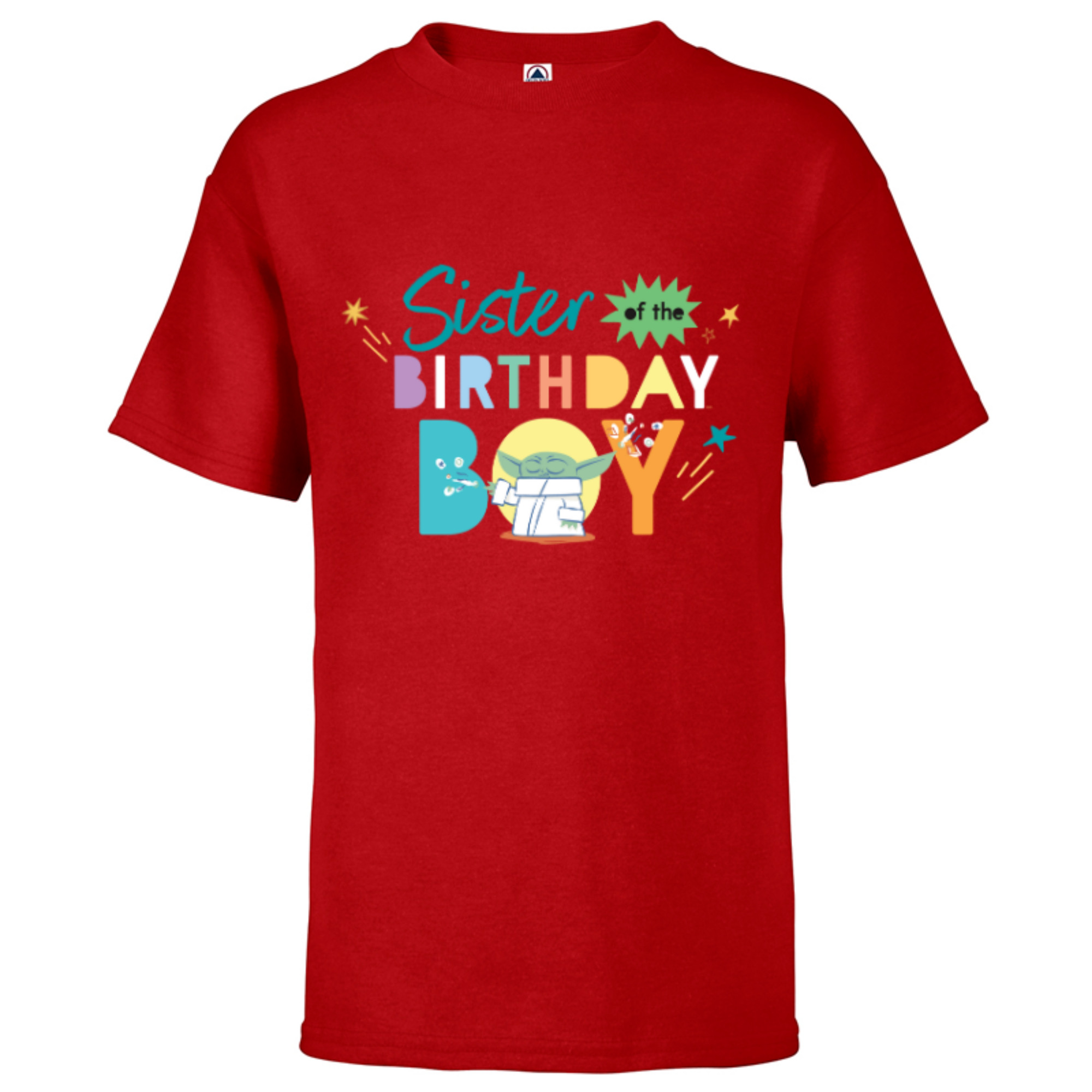 Star Wars Grogu Mandalorian Toon Sister of the Birthday Boy - Short ...