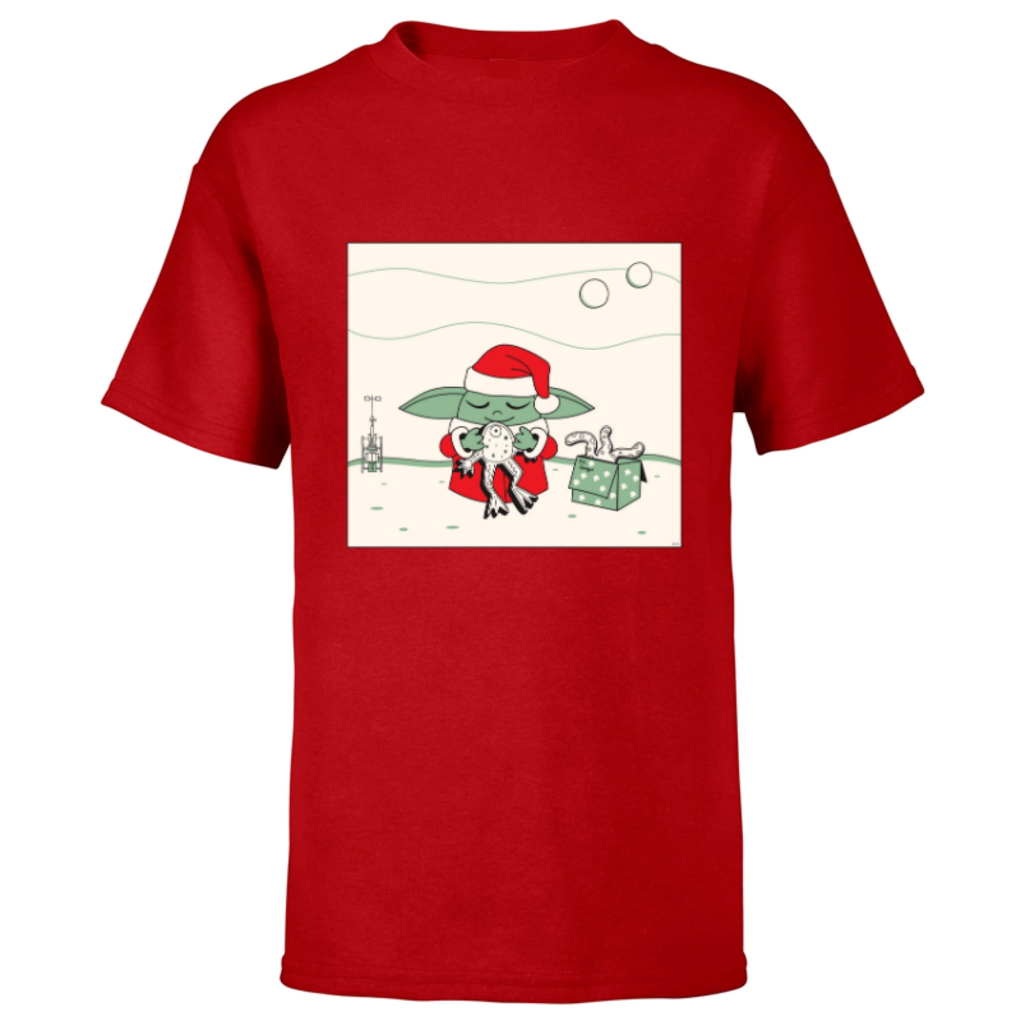 Star Wars Grogu Santa Costume with Holiday Christmas Cookies - Short ...