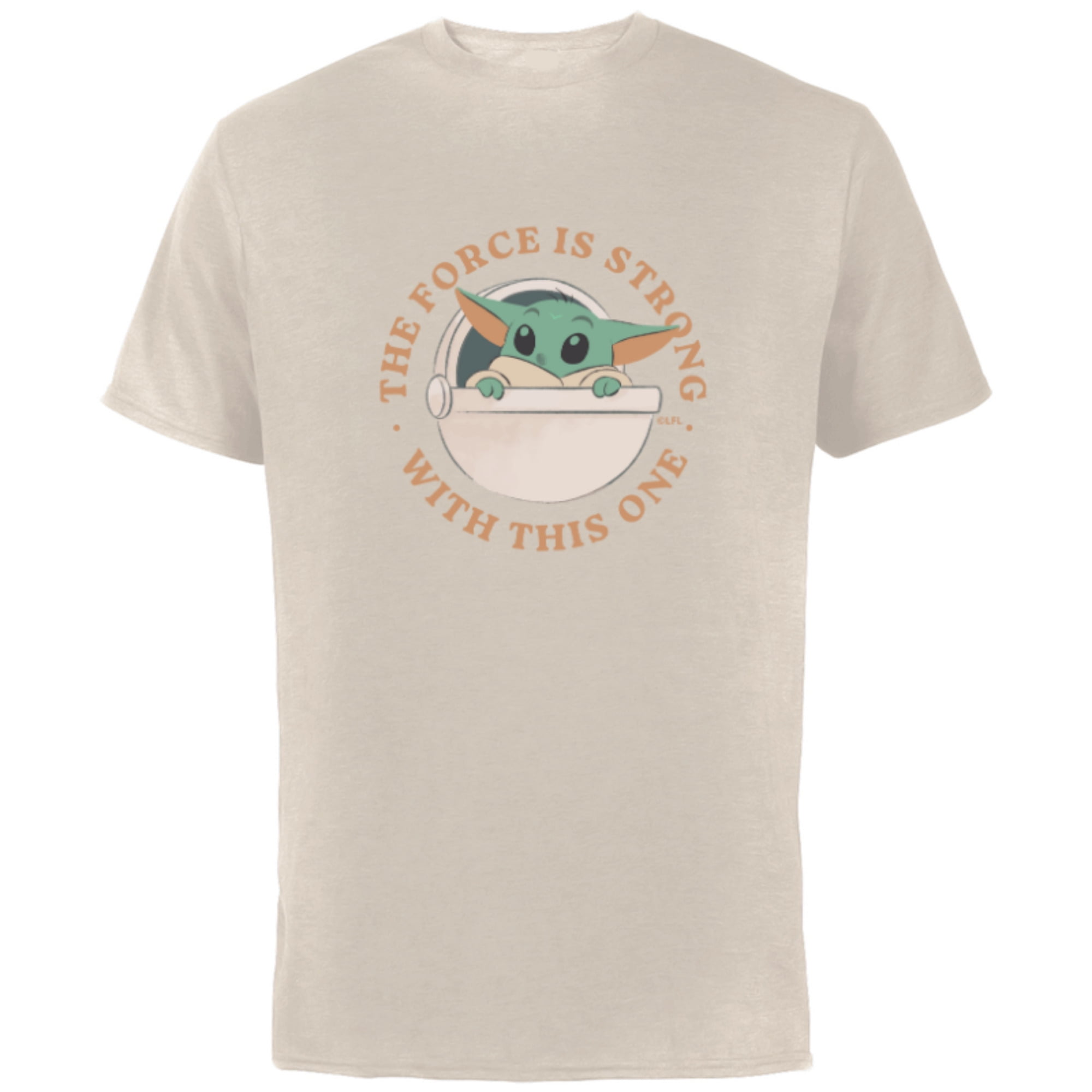 Star Wars Grogu The Force is Strong With This One - Short Sleeve Cotton ...