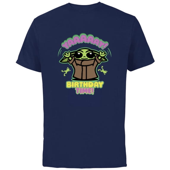Star Wars Grogu The Mandalorian Cute Yaaaaay! Birthday Time - Short ...