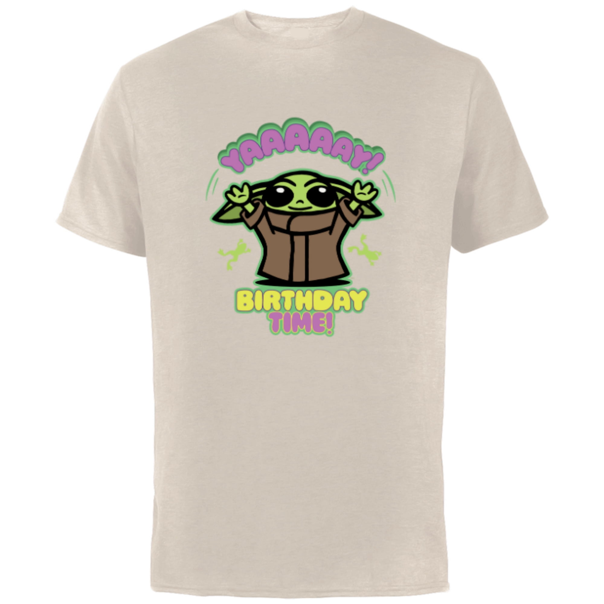 Star Wars Grogu The Mandalorian Cute Yaaaaay! Birthday Time - Short ...