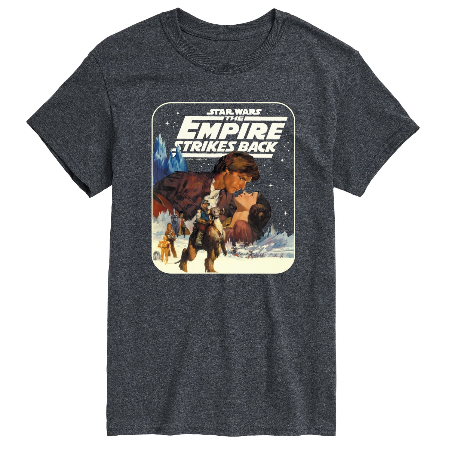 Star Wars - Han Leia Empire Strikes Back - Men's Short Sleeve Tee ...