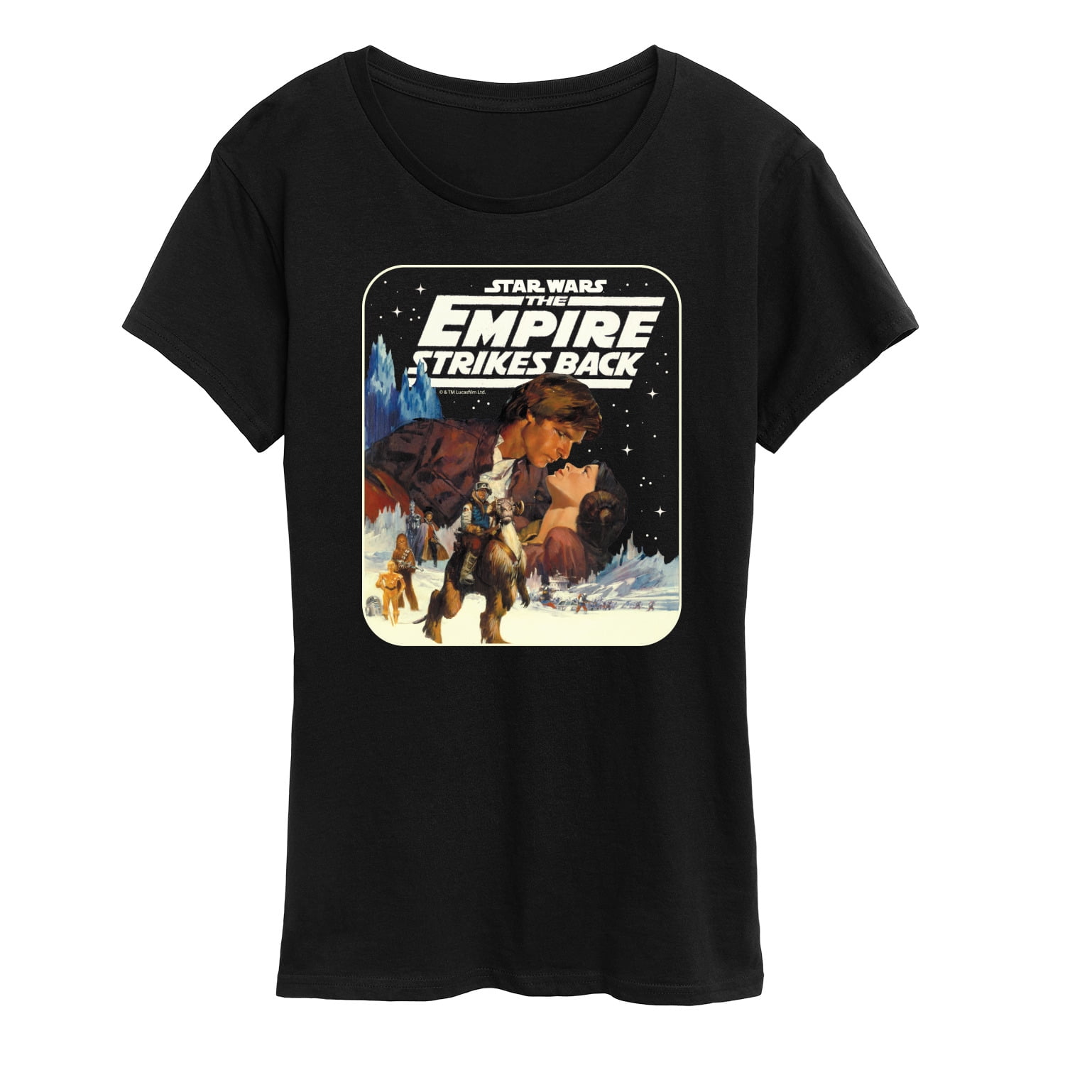 Star Wars - Han Leia Empire Strikes Back - Women's Short Sleeve Classic ...