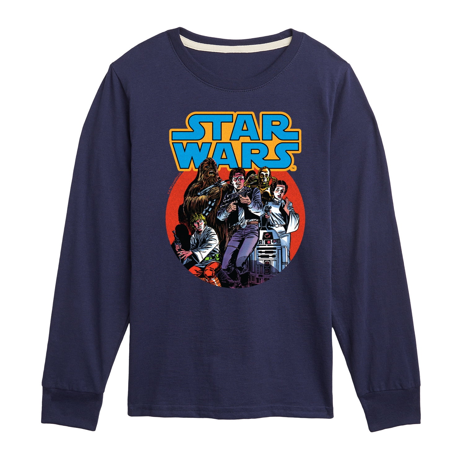 Star Wars - Han Solo Comic Toddler And Youth Long Sleeve Tee - Walmart.com