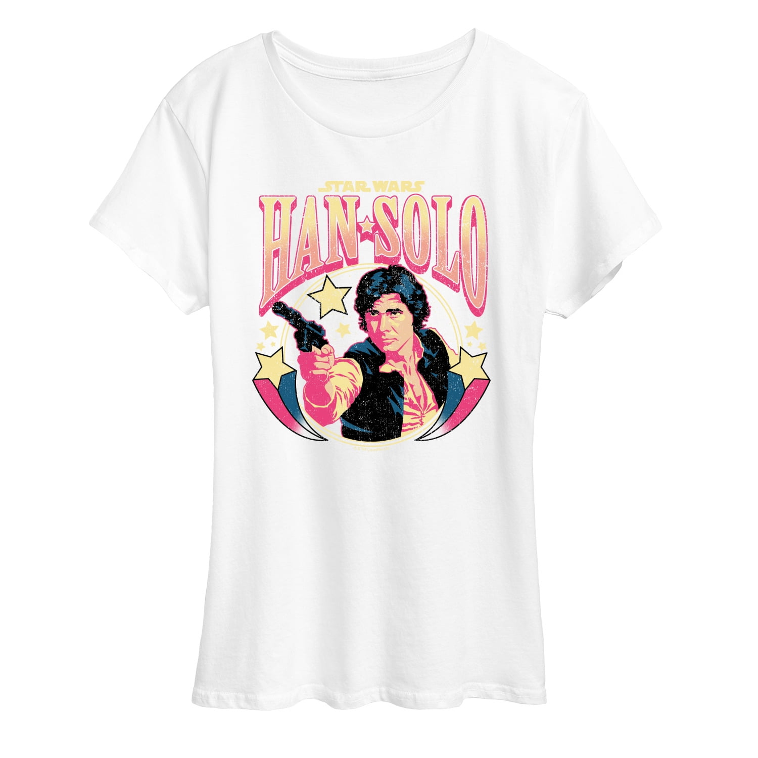 Star Wars - Han Solo Rock - Women's Short Sleeve Classic Fit Tee ...