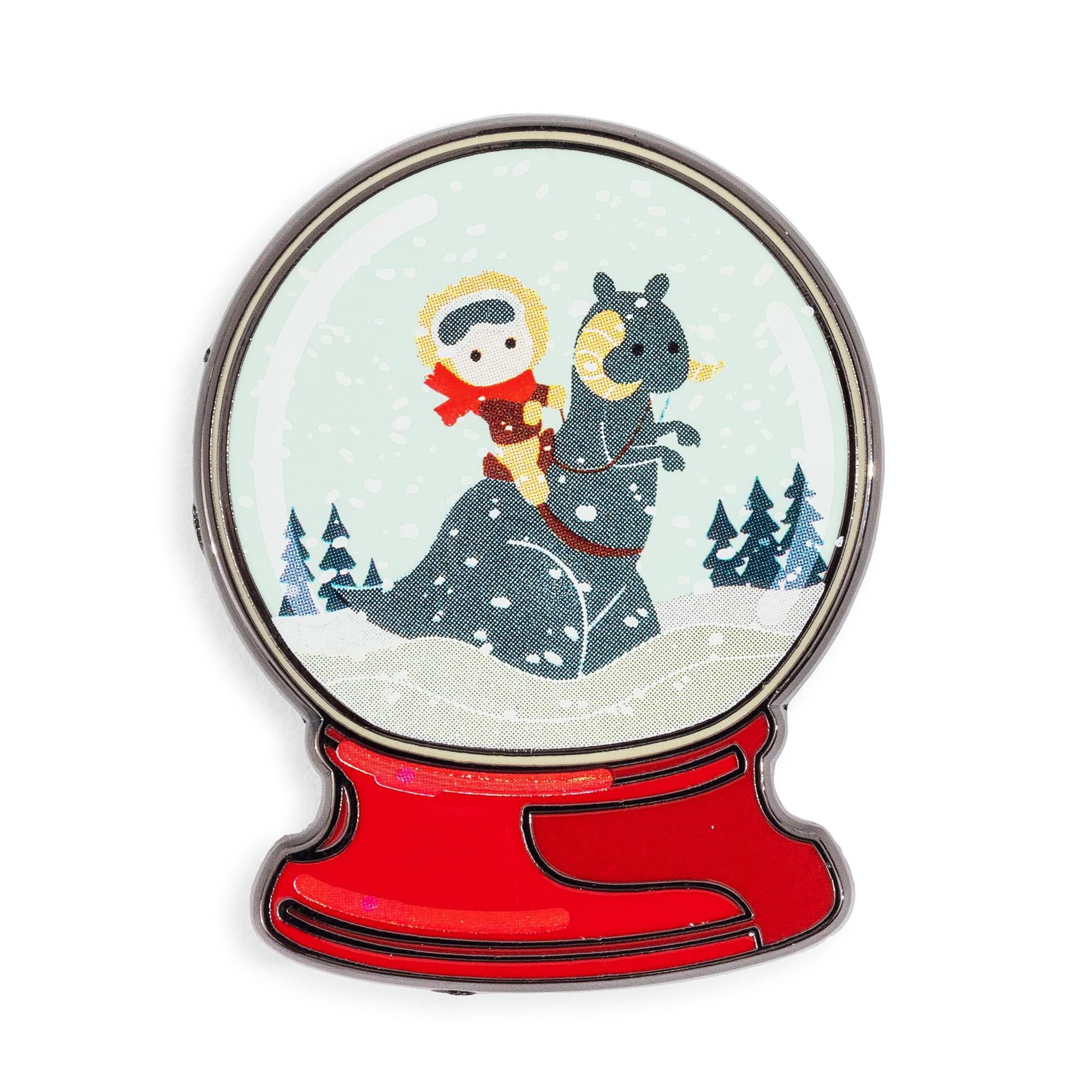 Star Wars Han Solo and Tauntaun Winter Snow Globe Enamel Pin - Walmart.com