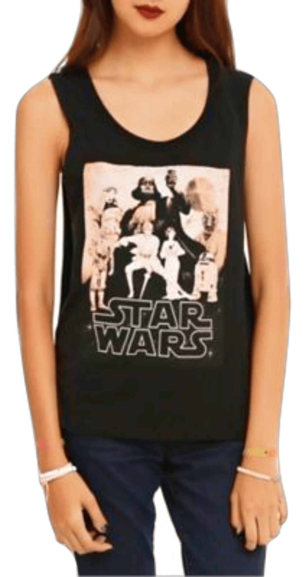 Star Wars Her Universe Adult Women Black Tank Top Tee T-Shirt (Size ...
