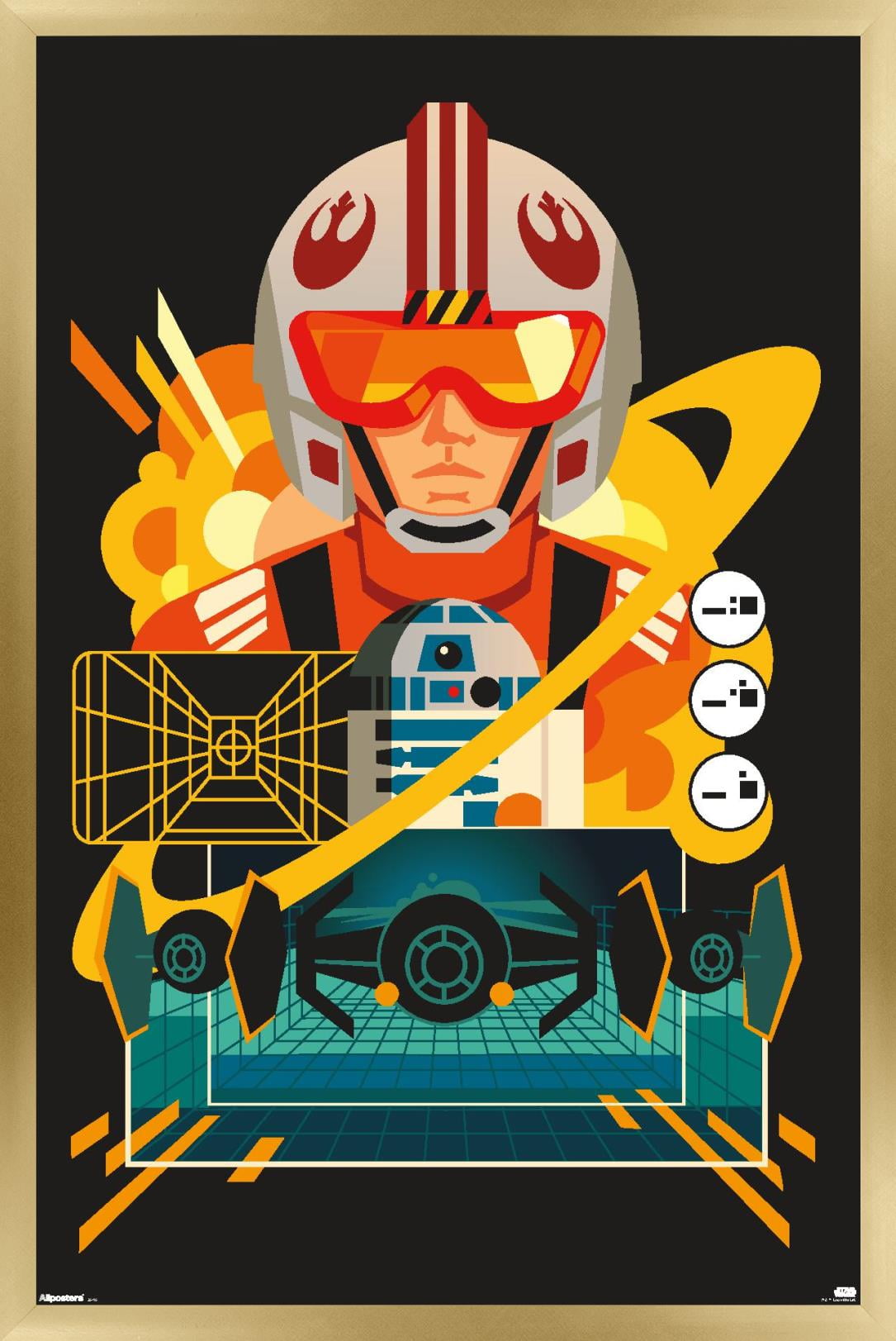 Star Wars: Heroic Gestures - Luke Skywalker and R2-D2 Wall Poster, 22. ...