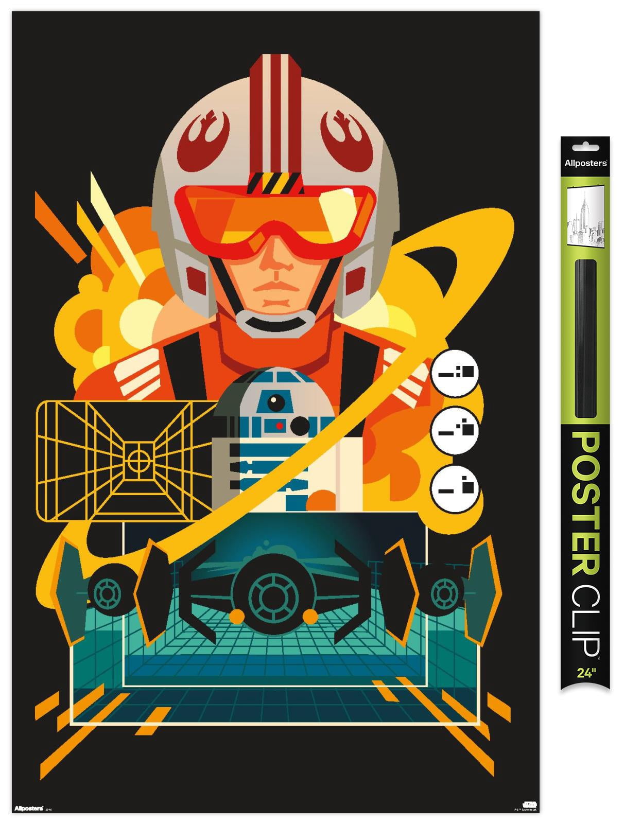 Star Wars: Heroic Gestures - Luke Skywalker and R2-D2 Wall Poster, 22. ...