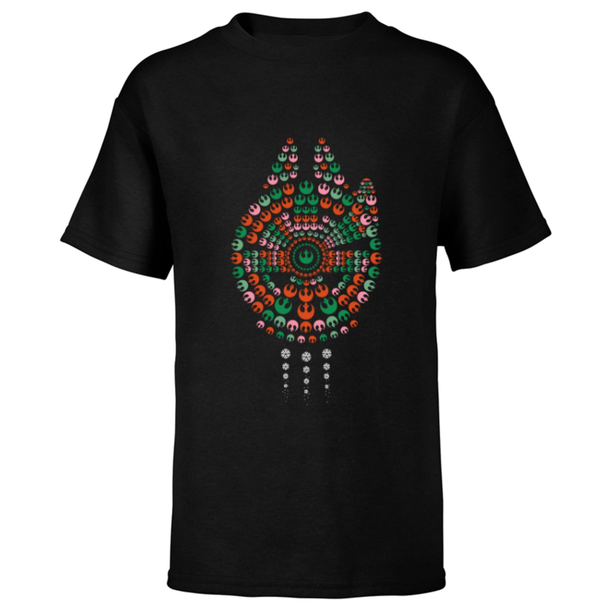 Star Wars Holiday Christmas Rebel Symbols Millennium Falcon - Short ...