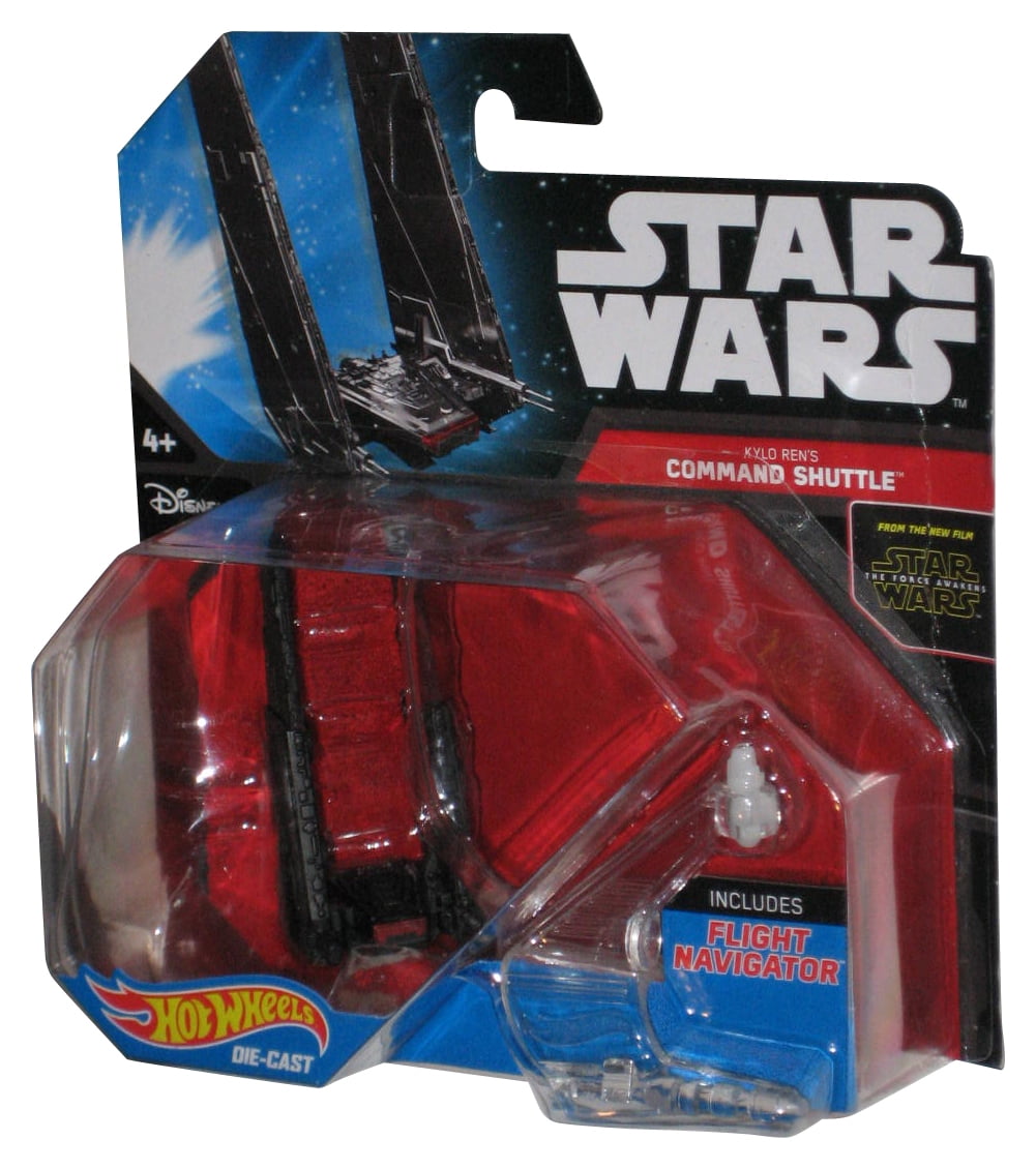 Star Wars Hot Wheels Kylo Ren's Command Shuttle (2014) Starships Toy ...