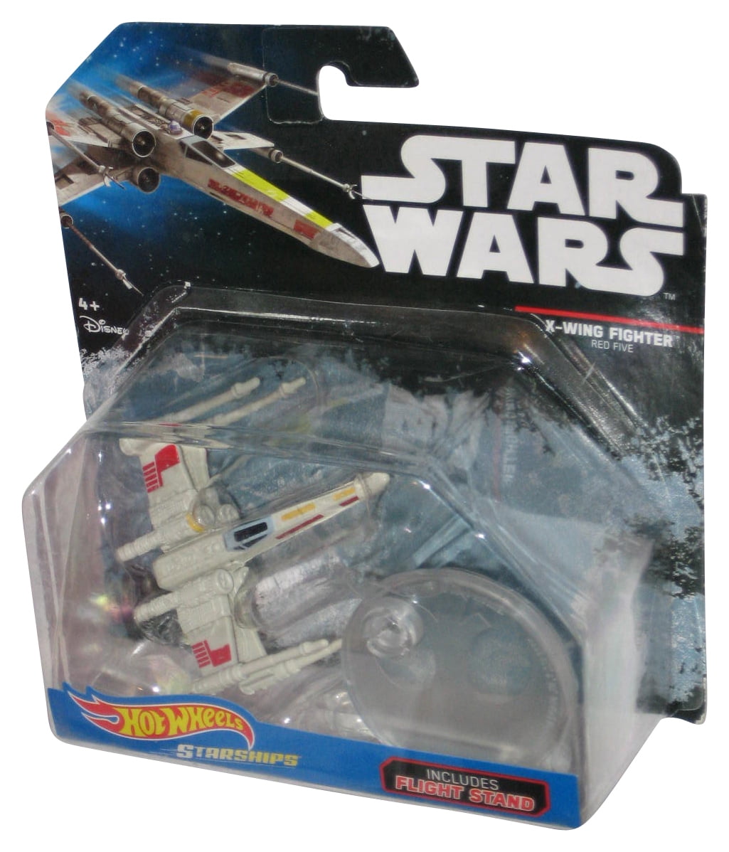Star Wars Hot Wheels Rogue One (2014) X-Wing Fighter Red Five Starships ...
