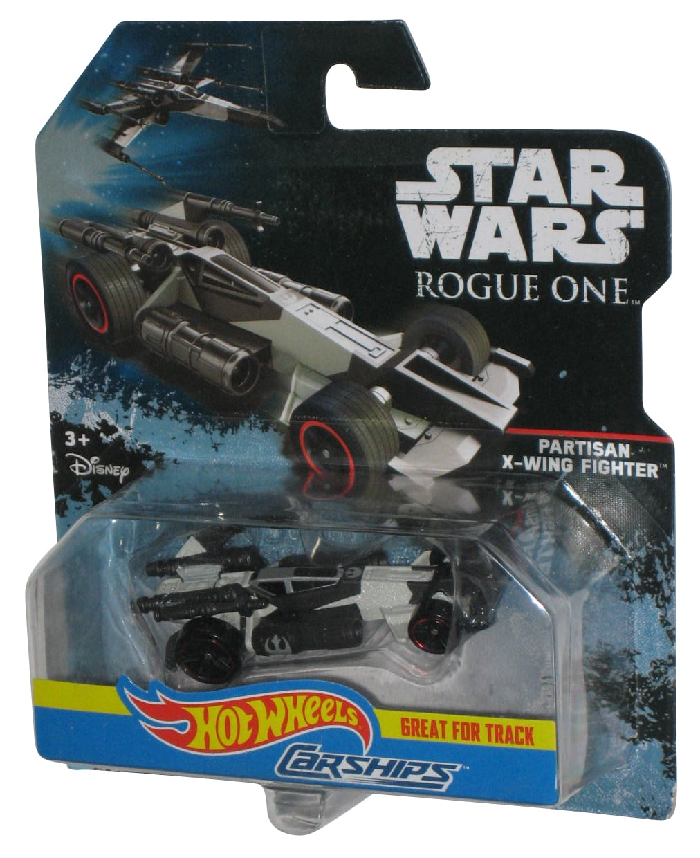 Star Wars Hot Wheels Rogue One Partisan X-Wing Fighter (2016) Carships ...