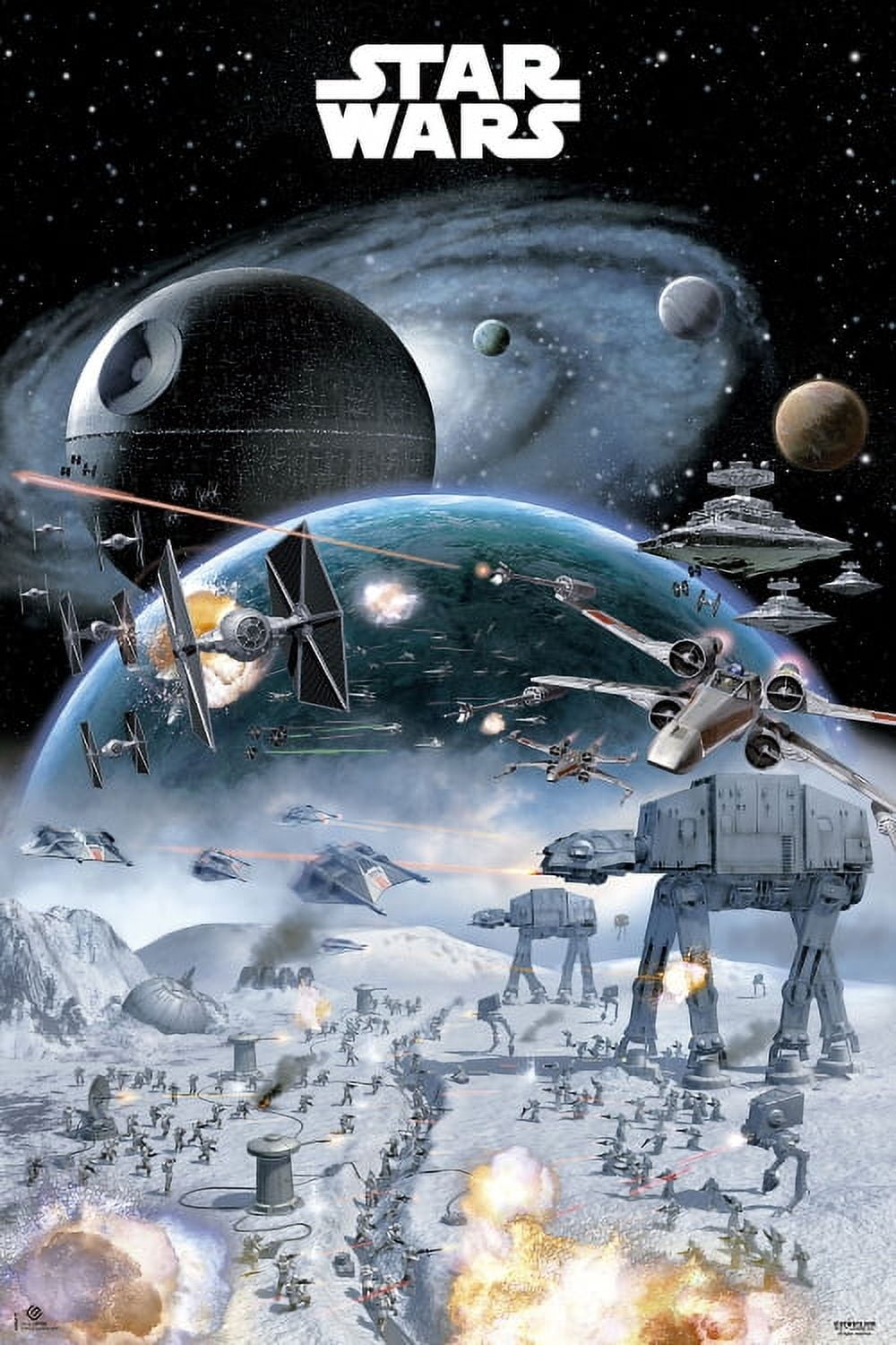 Star Wars Hoth Poster (24 x 36) - Walmart.com