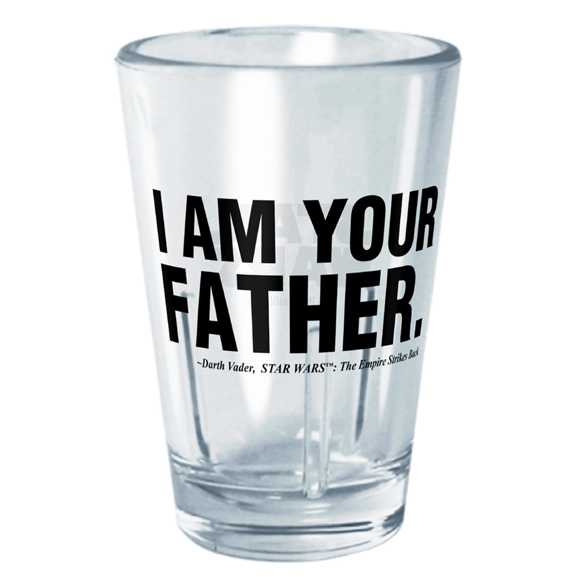 Star Wars I am Your Father Quote Tritan Shot Glass Clear 2 oz ...