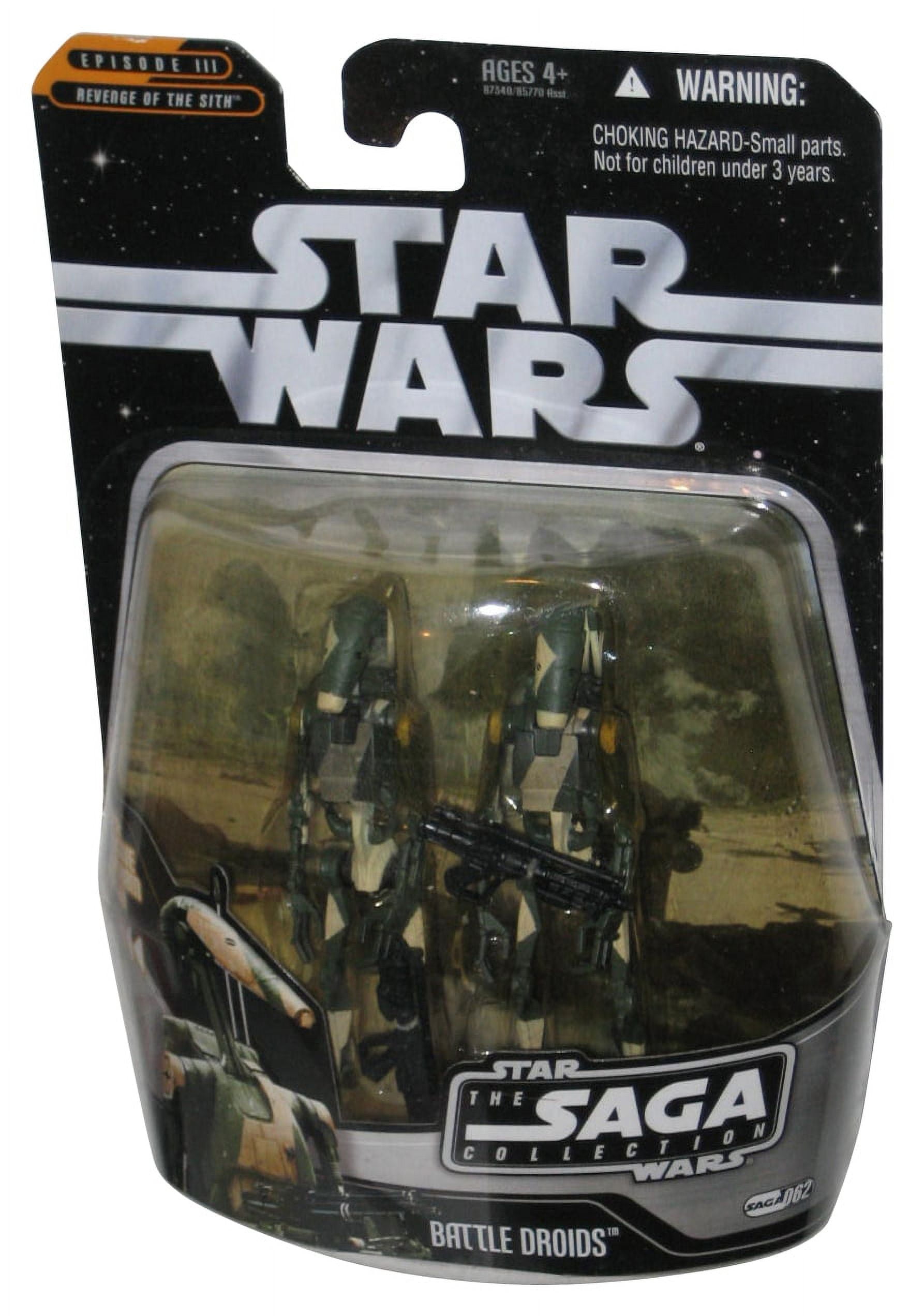 Star Wars III Saga Collection (2006) Battle Droids Action Figure Set 2 ...