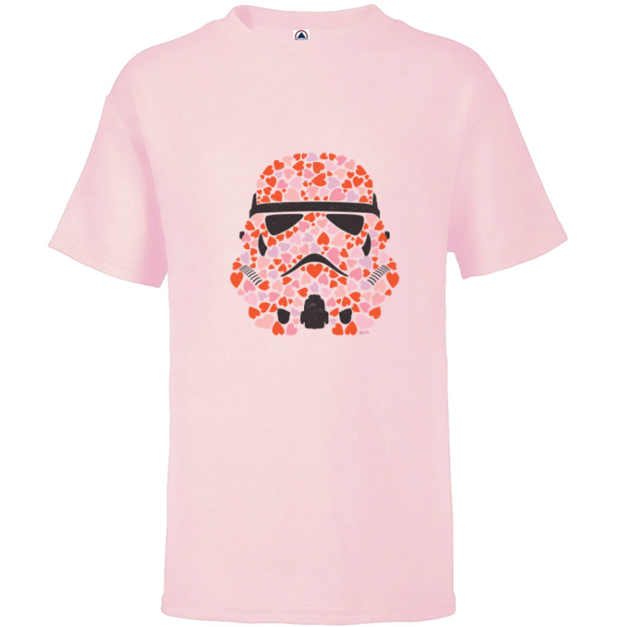 Star Wars Imperial Stormtrooper Helmet Valentine Hearts - Short Sleeve ...