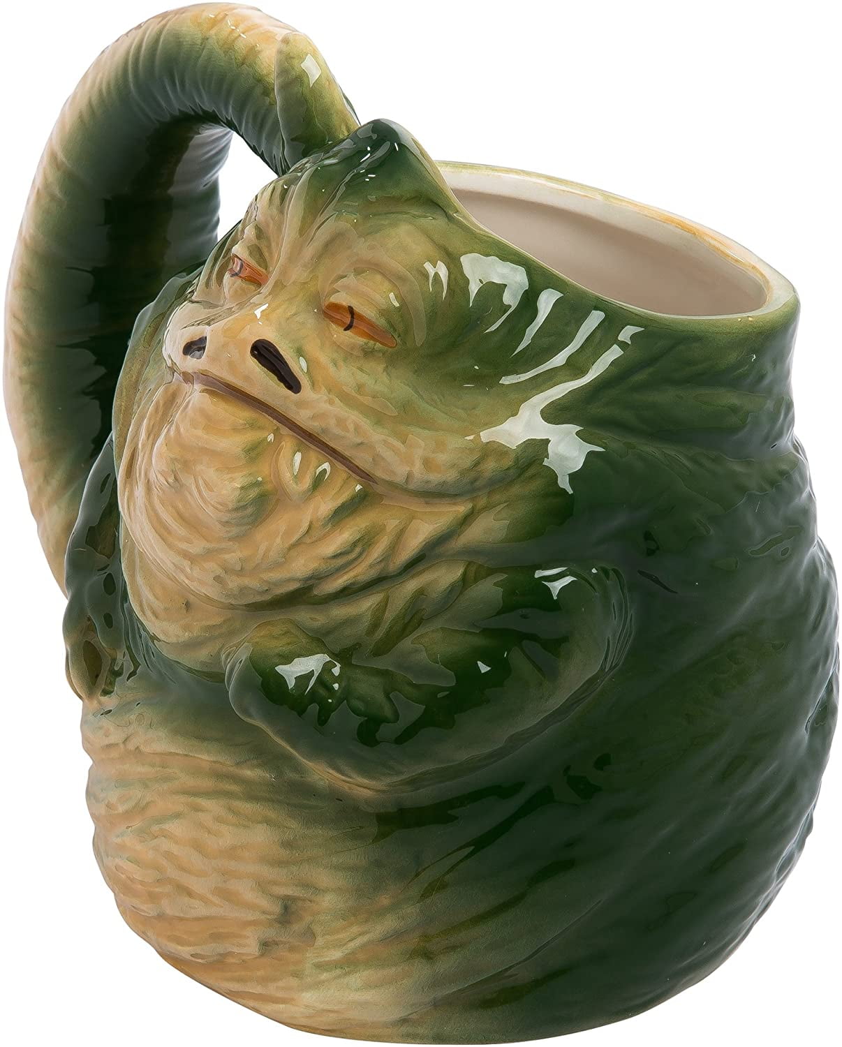Star Wars Jabba the Hutt 26 oz. Coffee Mug, Custom Sculpted Ceramic ...