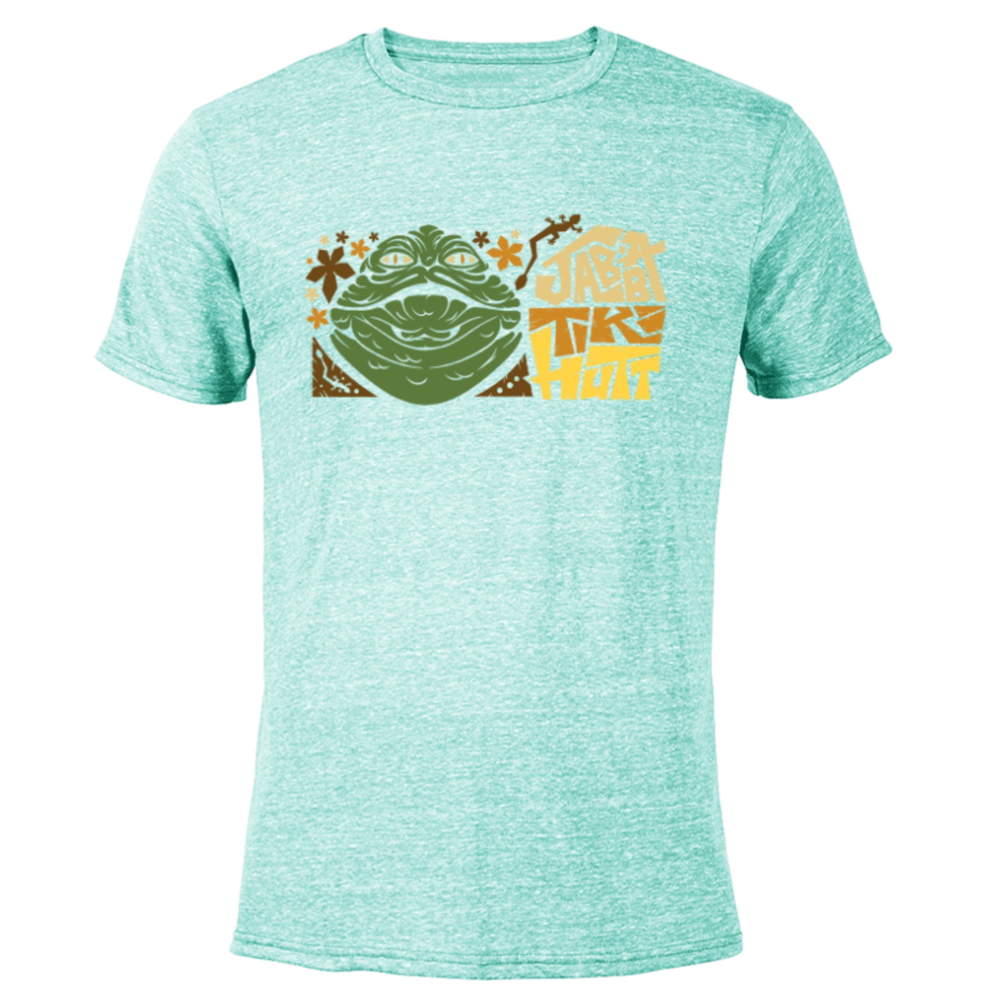 Star Wars Jabba the Hutt Tiki Hut Logo Funny - Short Sleeve Blended T ...