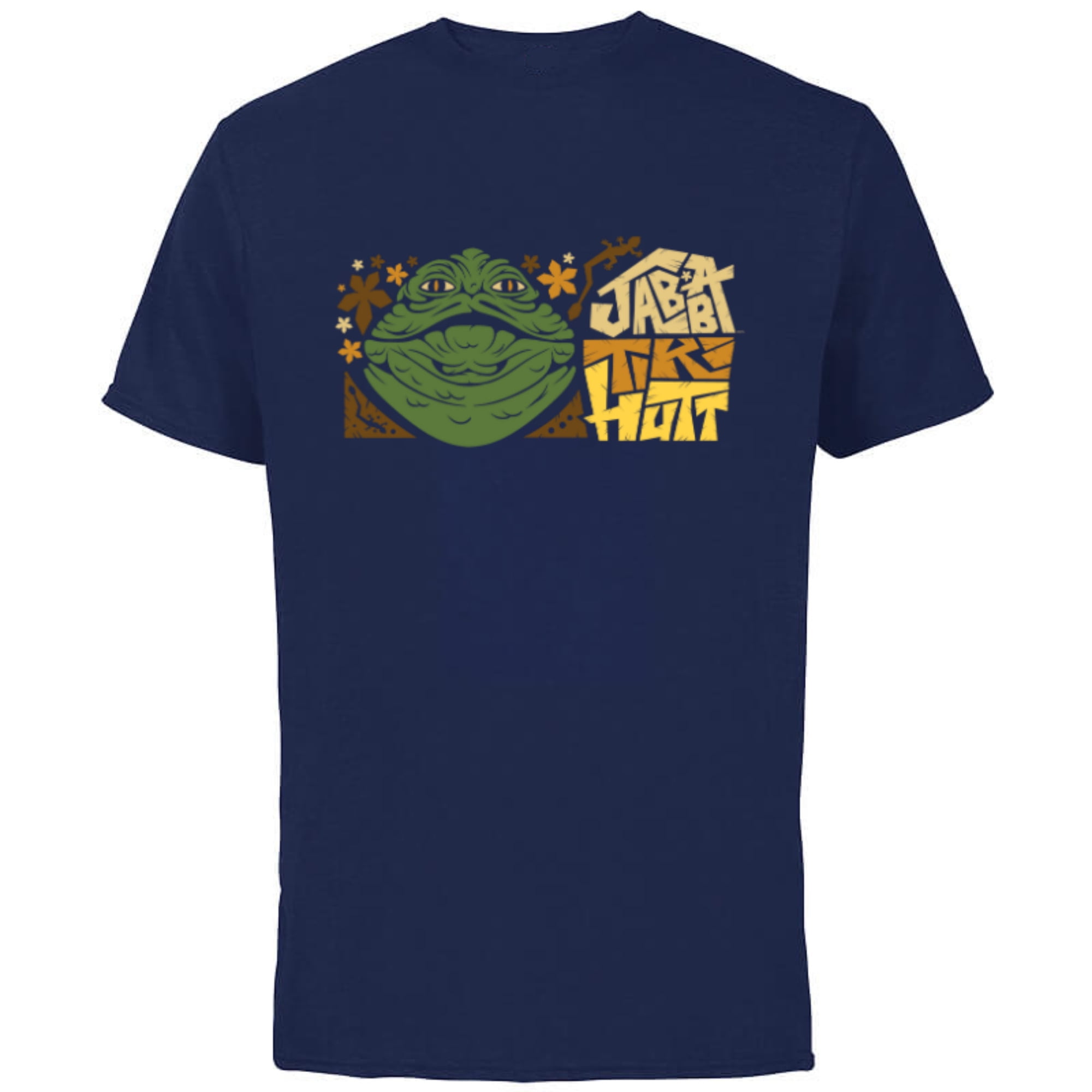 Star Wars Jabba the Hutt Tiki Hut Logo Funny - Short Sleeve Cotton T ...