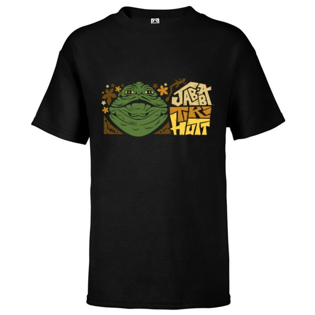 Star Wars Jabba the Hutt Tiki Hut Logo Funny - Short Sleeve T-Shirt for ...