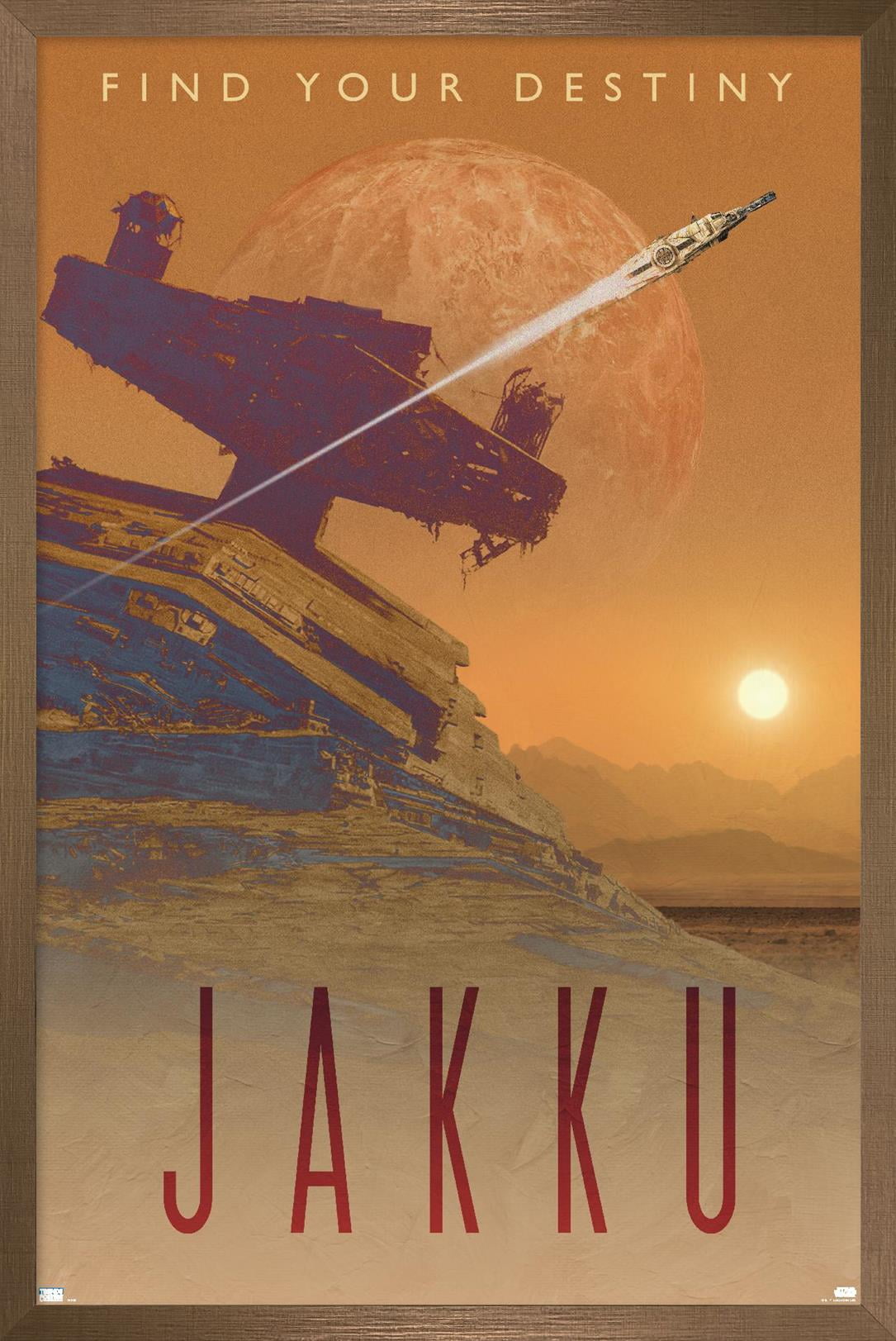 Star Wars: Jakku - Visit Jakku by Russell Walks 23 Wall Poster, 14.725 ...