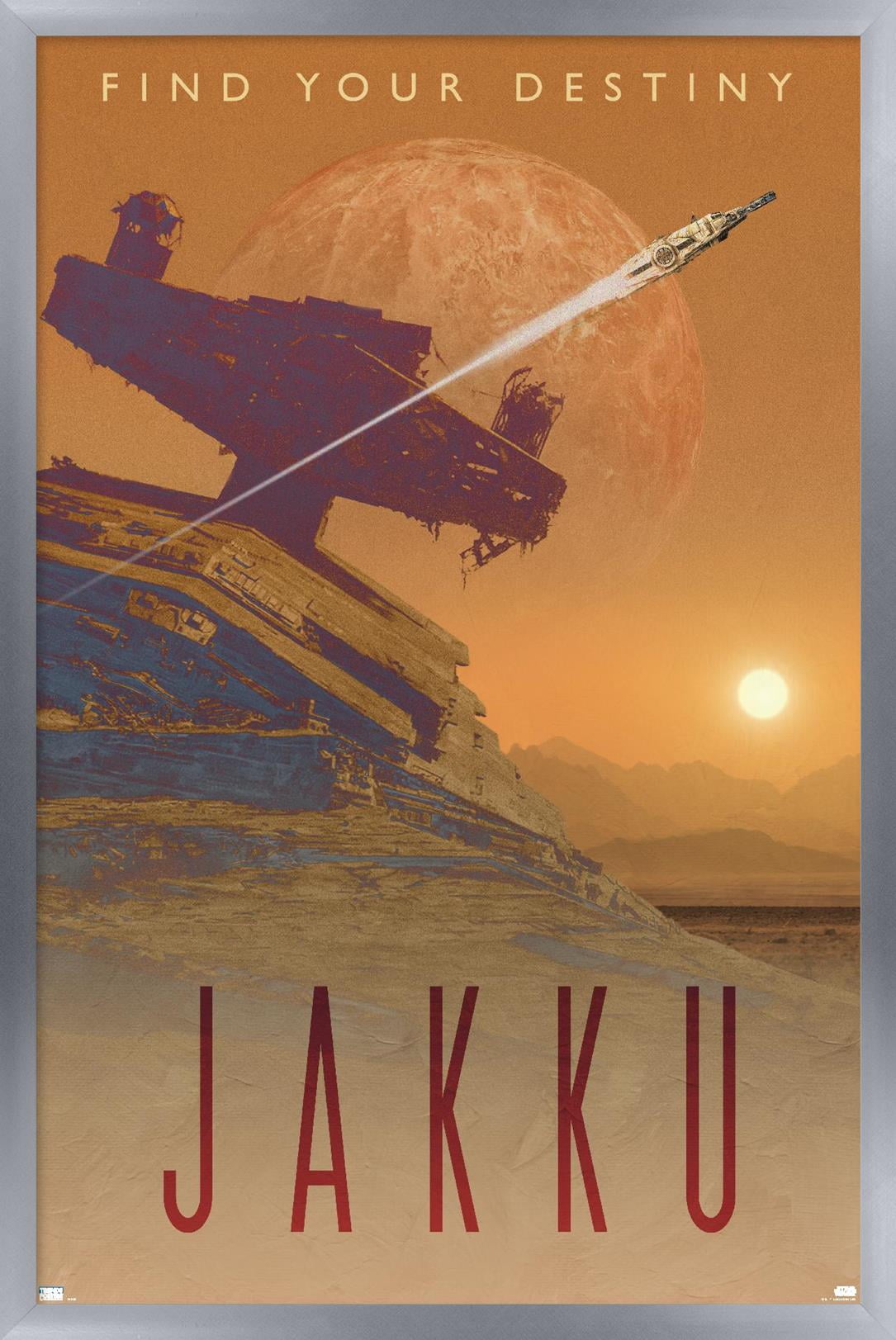 Star Wars: Jakku - Visit Jakku by Russell Walks 23 Wall Poster, 22.375 ...