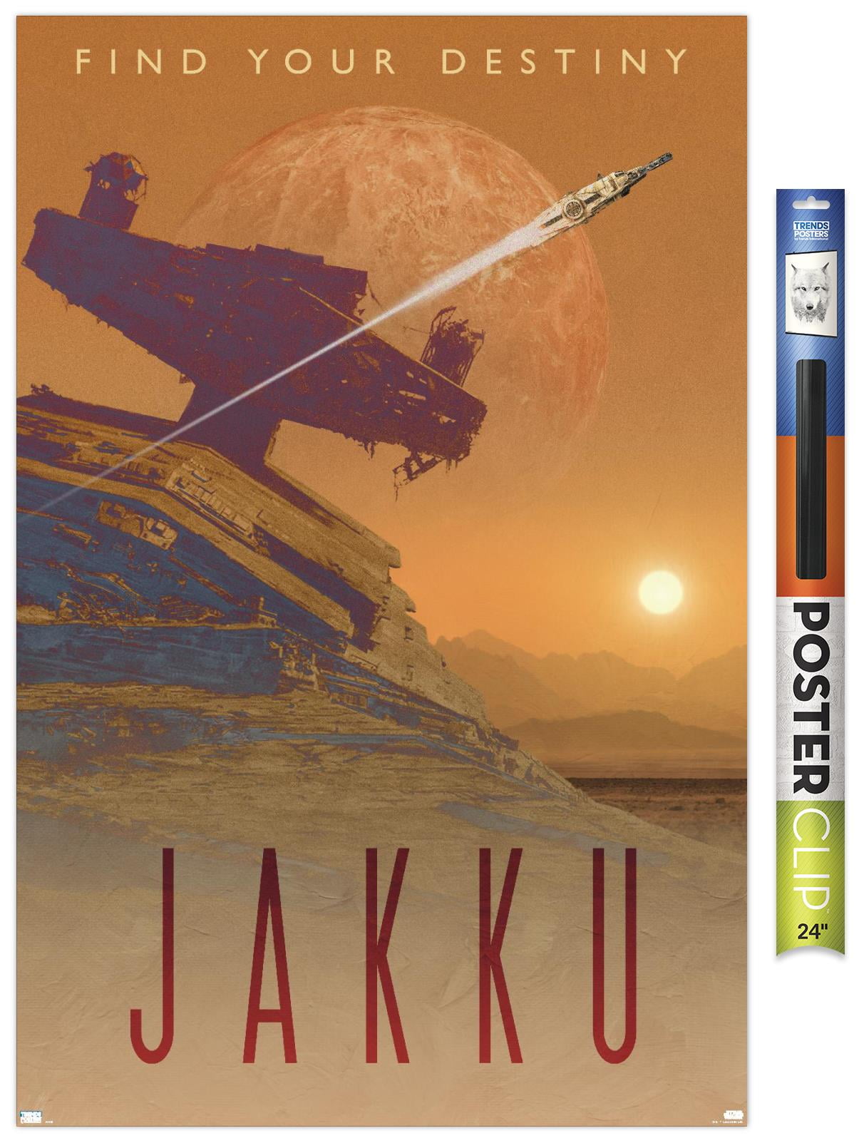 Star Wars: Jakku - Visit Jakku by Russell Walks 23 Wall Poster, 22.375 ...