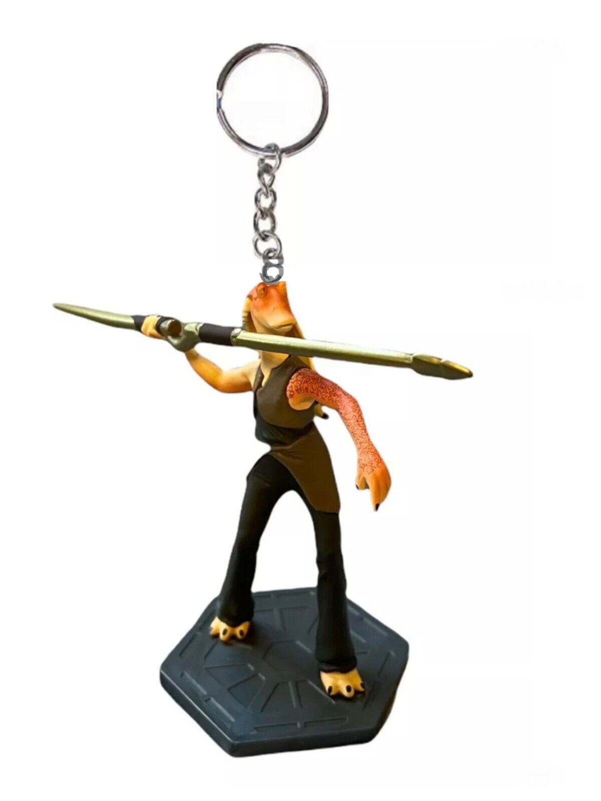 Star Wars Jar Jar Binks Key Ring Keychain Figure Figurine Sith Lord PVC ...