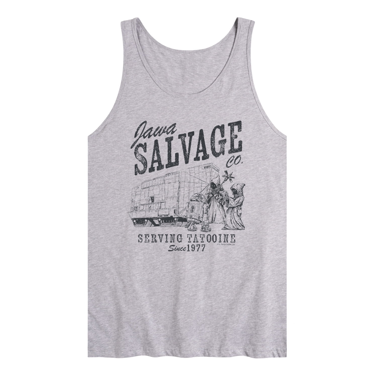 Star Wars - Jawa Salvage Co - Men's Sleeveless Graphic Tank - Walmart.com