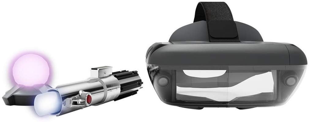 Star Wars: Jedi Challenges AR Headset with Lightsaber Controller and ...
