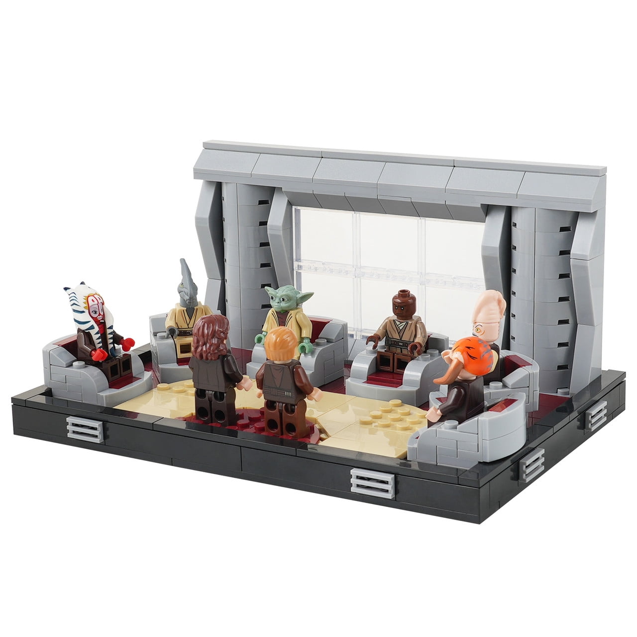 JsLTCustoms Star Wars Jedi Council Chambers MOC Building Block Set ...