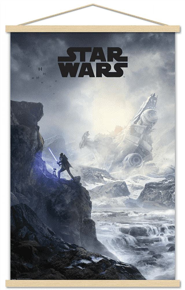 Star Wars: Jedi Fallen Order - Cliffside Key Art Wall Poster with Magnetic Frame, 22.375" x 34 ...