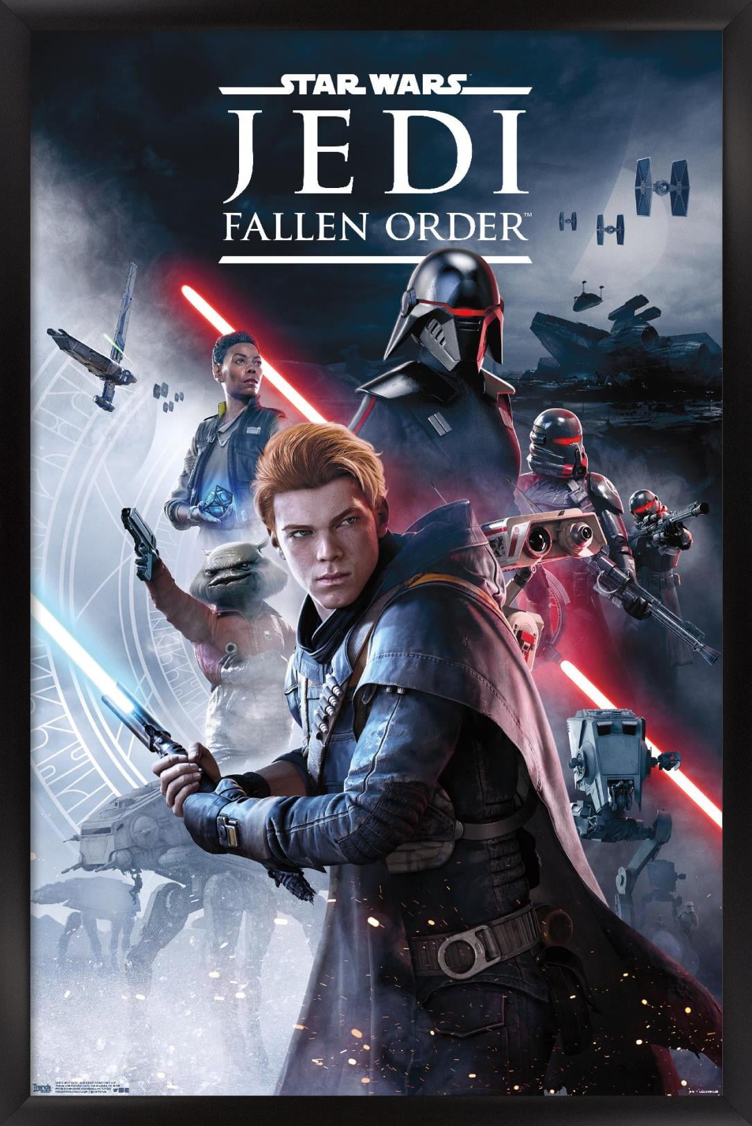 Star Wars: Jedi Fallen Order - Key Art Wall Poster, 14.725" x 22.375 ...