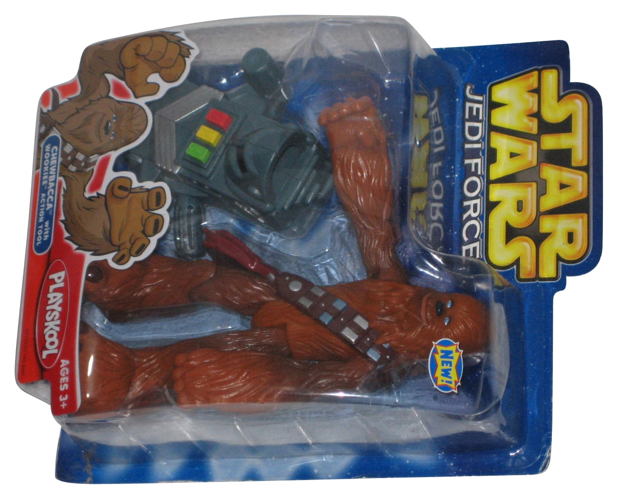 Hasbro's 2004 Star Wars Jedi Force Chewbacca with Wookie Action Tool ...