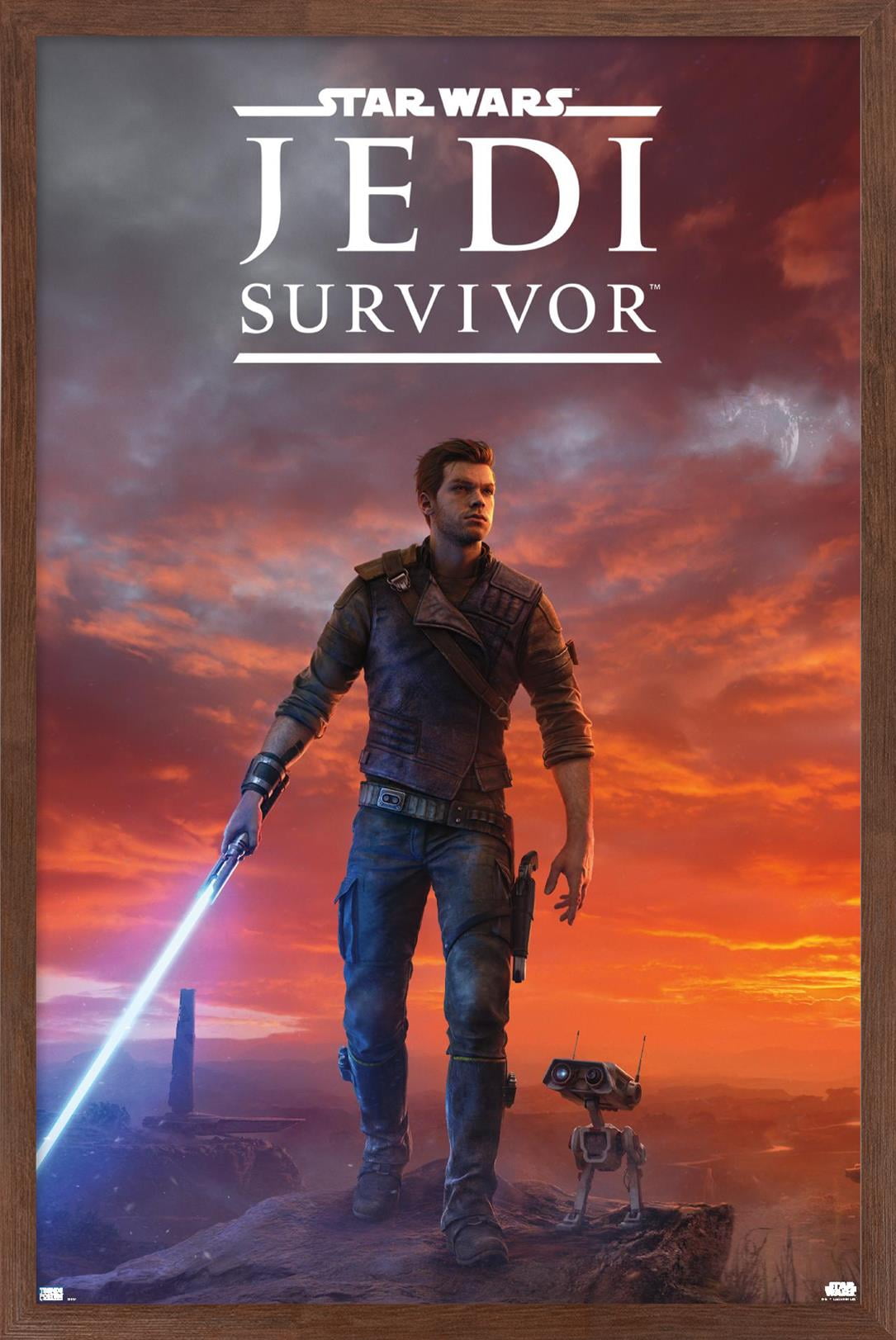 Star Wars: Jedi: Survivor - Key Art Wall Poster, 22.375" x 34" Framed ...
