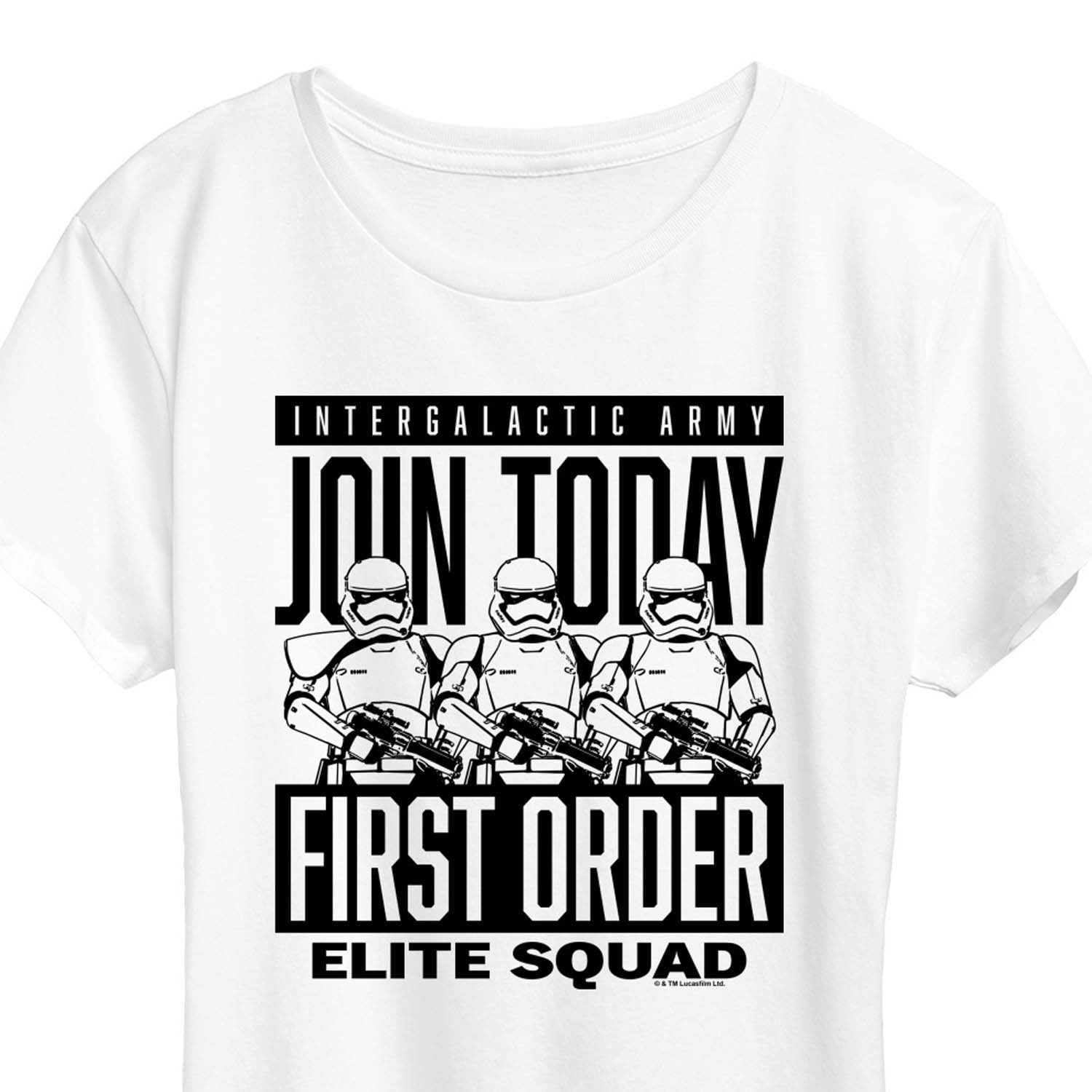 Star Wars - Join First Order - Women's Short Sleeve Graphic T-Shirt ...